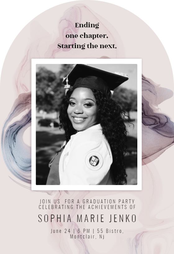 New Chapter - Graduation Party Invitation Template | Greetings Island
